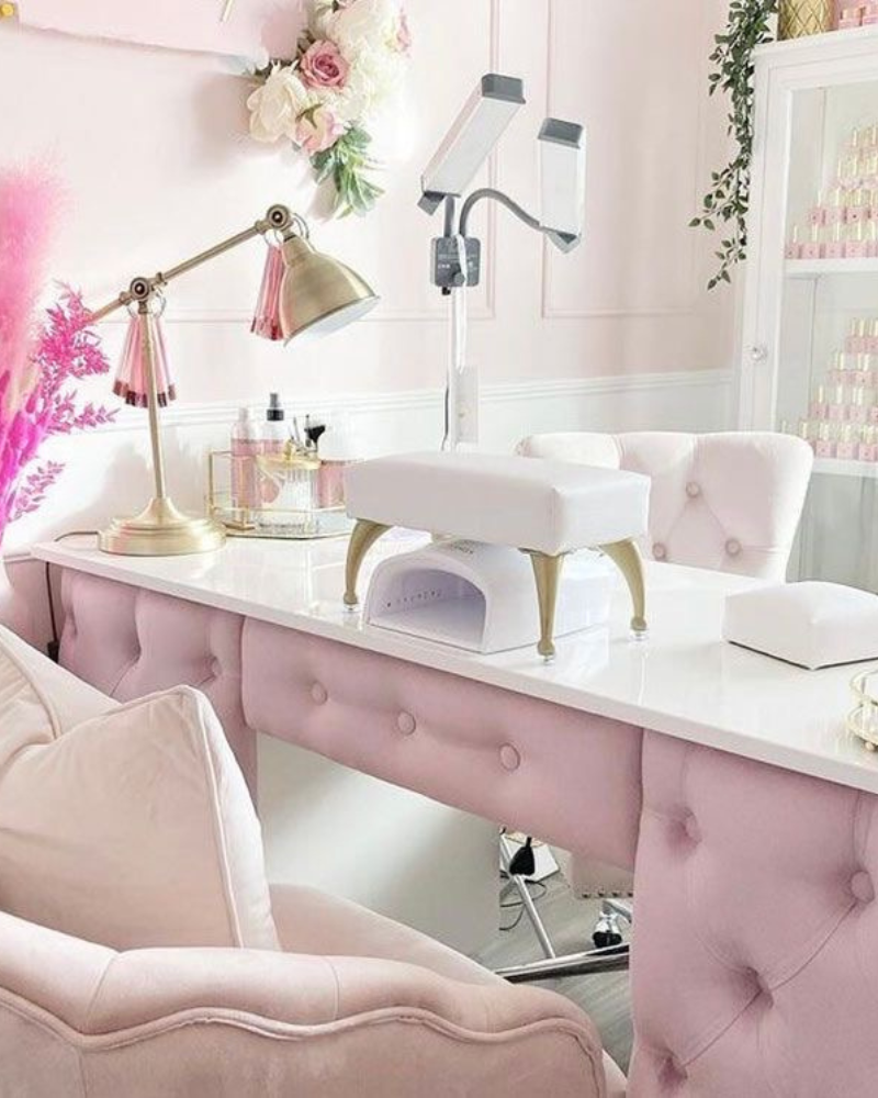 Nail Desk Decor | Our Top Tips For Insanely Cute Nail Desk Decor - Goat ...